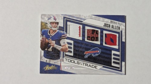 2023 Panini Absolute Josh Allen Tools of the Trade Triple Patch #TOTT ...
