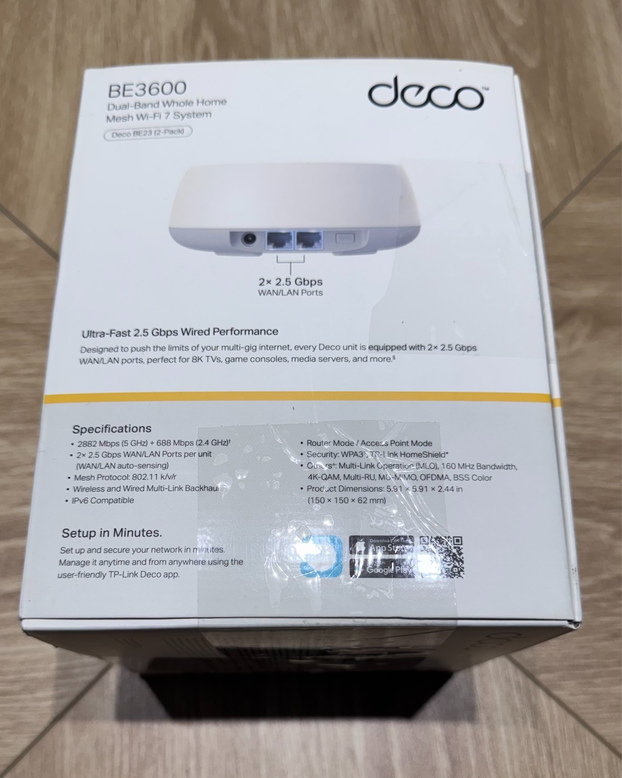 TP-Link Deco 7 BE23 Dual-Band BE3600 WiFi 7 Mesh Wi-Fi System | 4 ...
