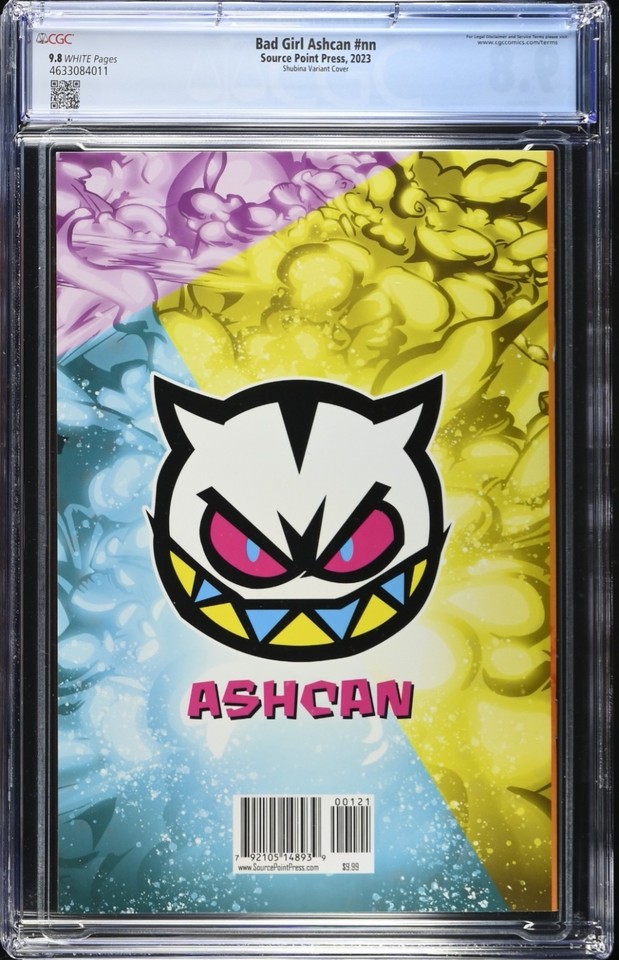 Bad Girl Ashcan CGC 9.8 (2023) #1 Sveta Shubina Variant LOW CENSUS! 😻🍒🍑 ...