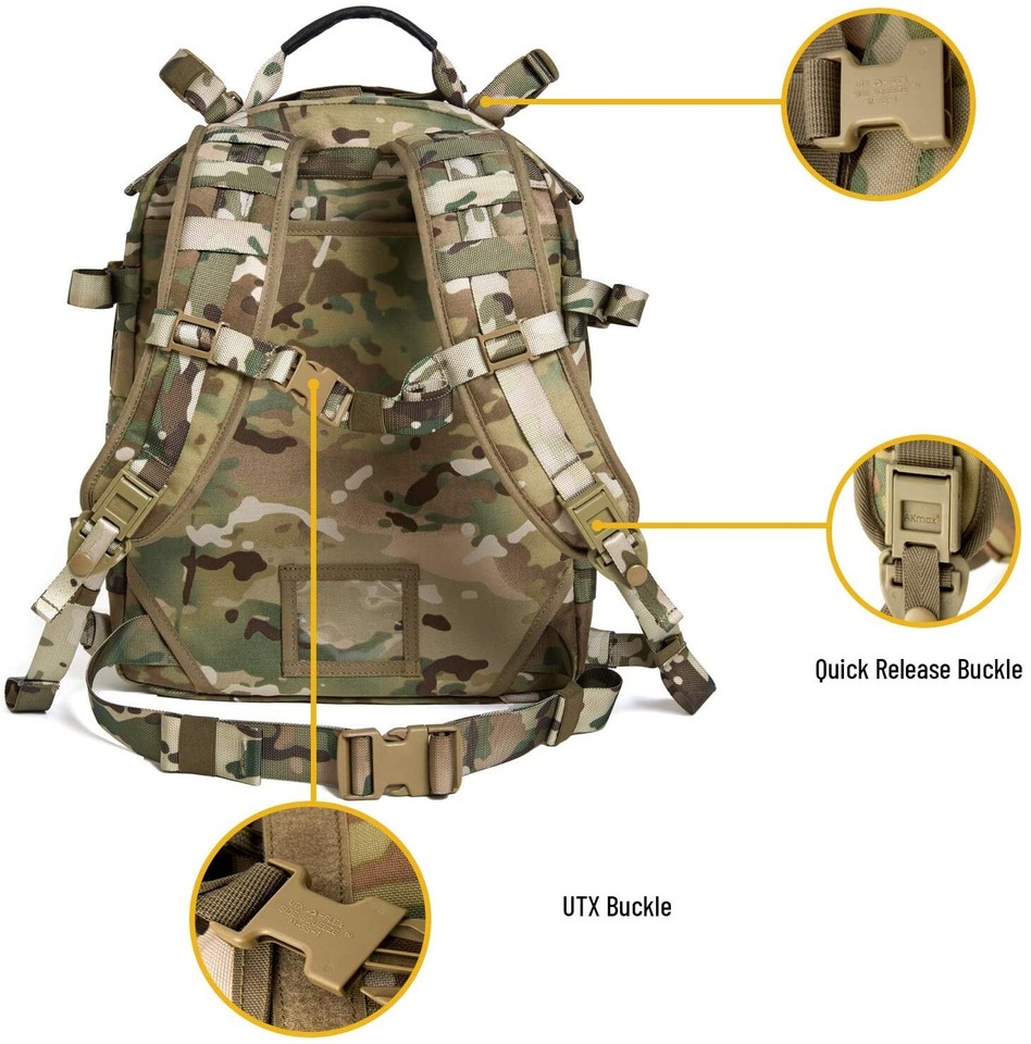 MOLLE Rifleman Full Kit Capricorn Camo FLC Vest Assault Pack Hydration ...