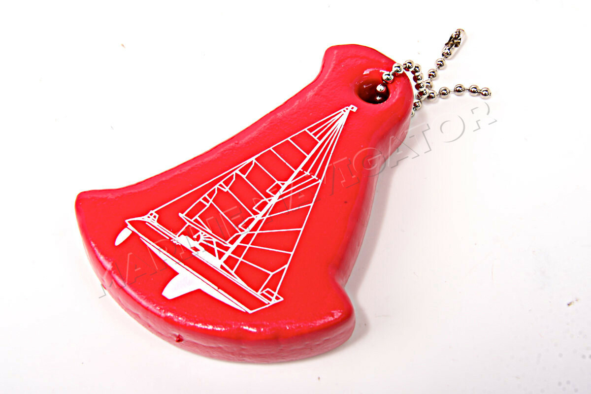 Osculati Key Ring Keychain Red Soft foam sail boat x1 pc | eBay