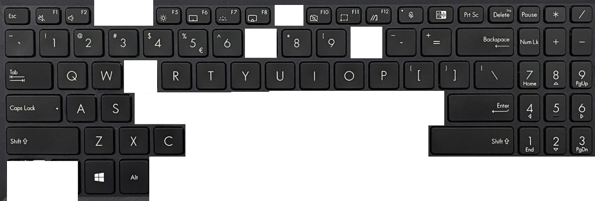 AS328 Key for keyboard Asus ExpertBook B1500CEA B1 B1500 | eBay