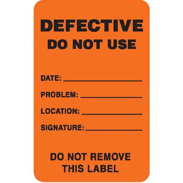 Defective Do Not Use