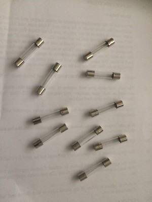 10 Pcs 250 Volts 10Amp Fast Blow Type Glass Tube Fuses 6 mm x 30mm | eBay