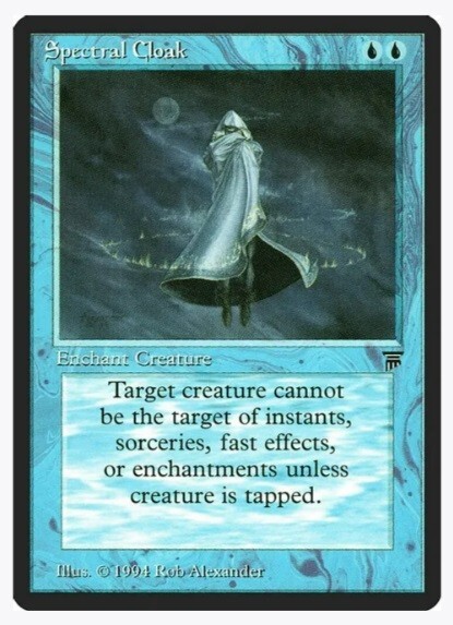MTG Spectral Cloak - Legends LP Magic the Gathering | eBay