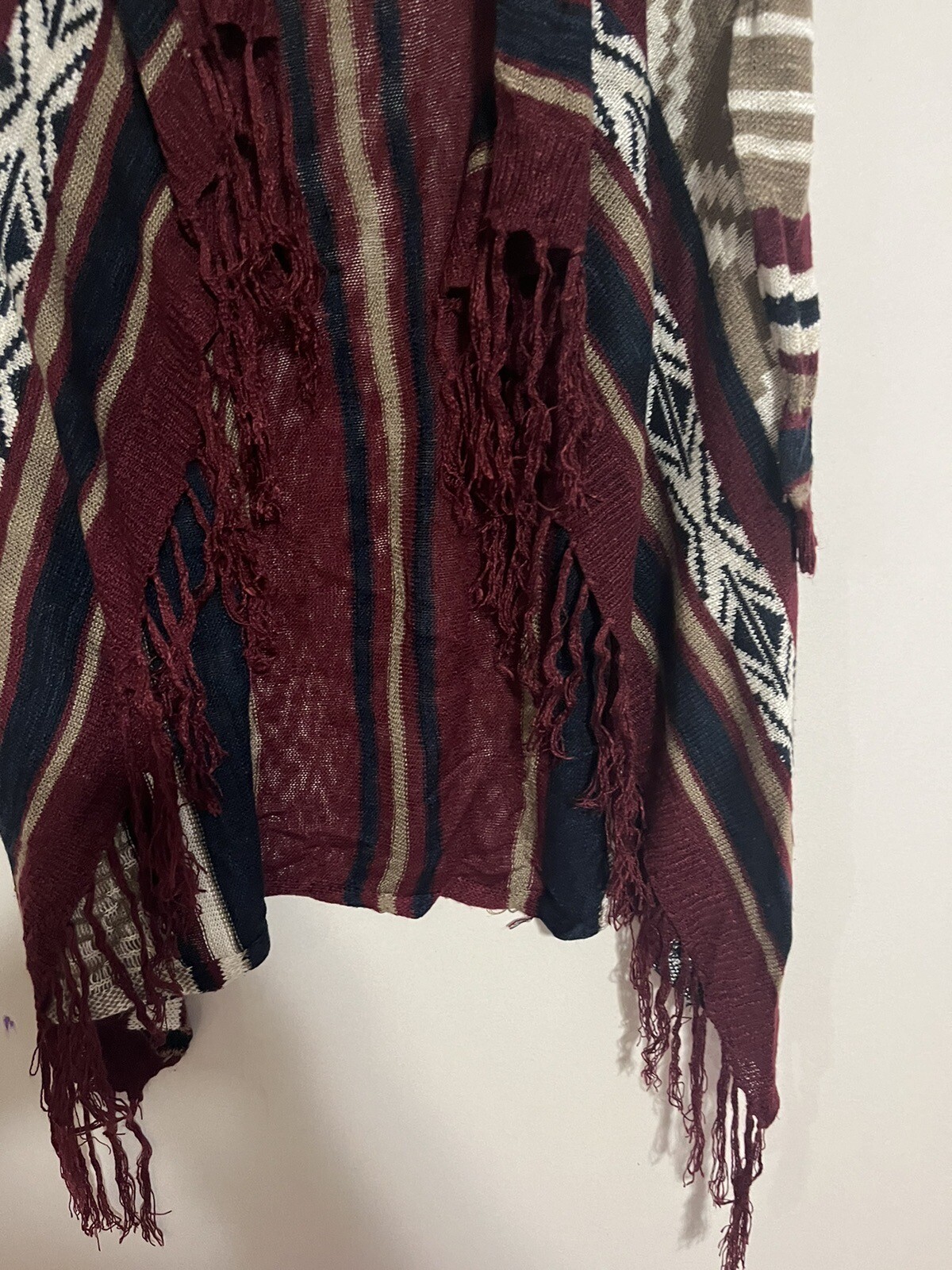 No Boundaries Southwestern Aztec Cardigan Sweater Sz … - Gem