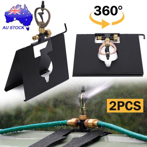 2PCS 360° Roof Mounted Sprinkler Bush Fire Protection Easy Installation ...