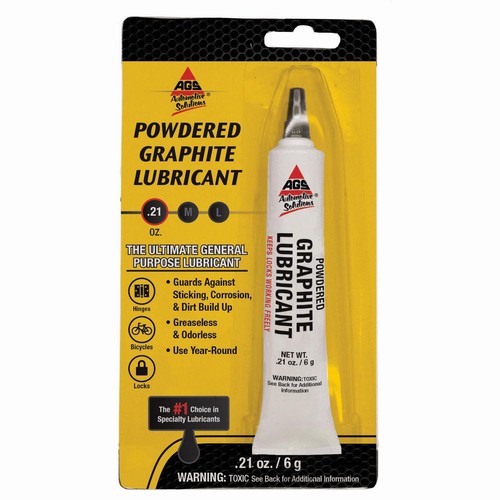 AGS Graphite Lubricant - Graphite Powdered, Tube, .21 oz, Card ...