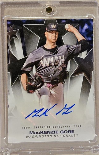 MacKENZIE GORE 2025 Topps Series 2 Baseball Stars AUTOGRAPH Washington ...