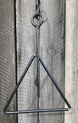 Hand Forged Triangle Dinner Bell | eBay