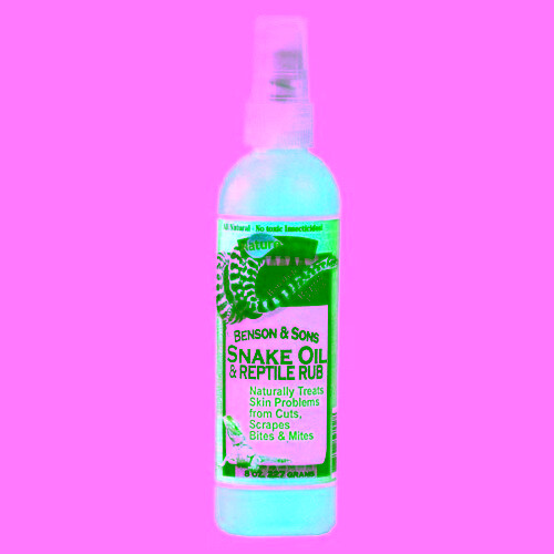 Benson and Sons Snake Oil and Reptile Rub 8 Oz By Nature Zone | eBay