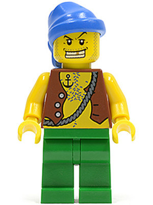 NEW LEGO - Figure - Pirates - Pirate Vest and Anchor - set 6240 Kraken ...