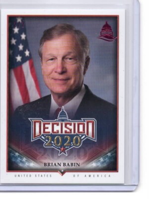 Brian Babin 2020 Decision "CAPITOL" Pink /2 | eBay