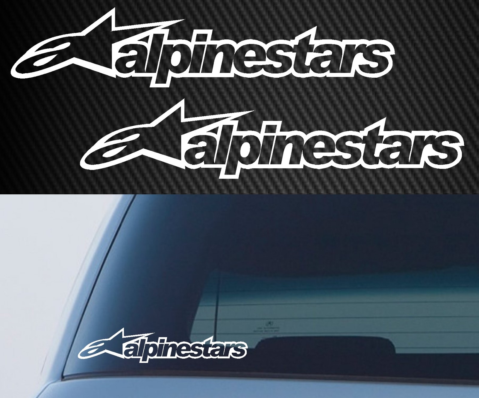 ALPINESTARS Sticker x2 Decals Motorbike Car Ute | eBay Australia