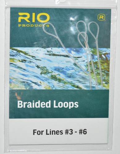 rio braided loops for lines #3 - #6 attach to fly line | eBay