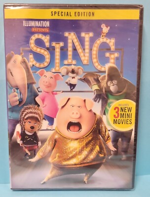 💥Illumination presents Sing (DVD, 2017, Widescreen) 🆕️👌 25192366635| eBay