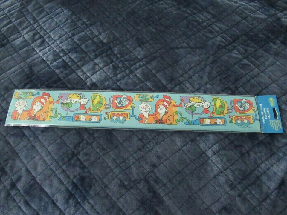Dr. Seuss Cat In The Hat Deco Trim For Bulletin Boards-36 Feet-New In ...