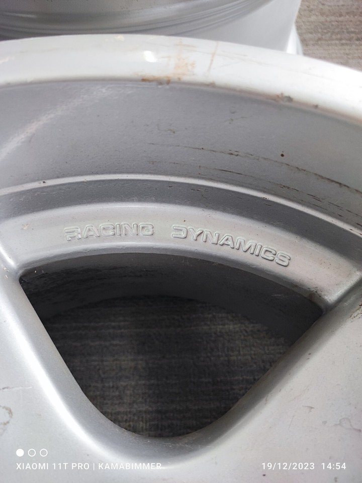 BMW E34 E32 E38 E28 Racing Dynamics RGP Rear Wheel Genuine Fit | 17 | One Piece Cast | Silver ...