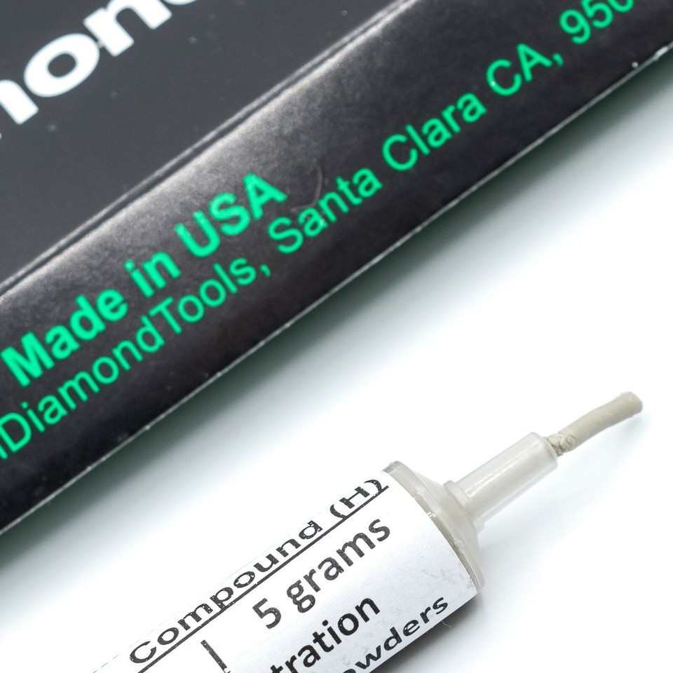 Diamond Paste Compound Polishing Lapidary; 10 Grams 50,000 Grit to 400 ...