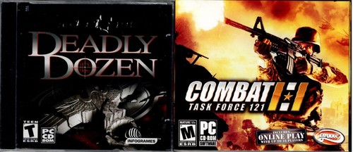 Deadly Dozen & Combat Task Force 121 Pc New 2 Great Games For War ...