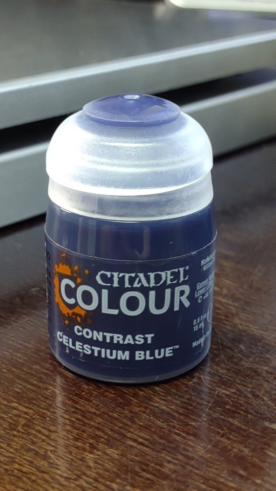 Games Workshop Citadel Colour Contrast Paint: Celestium Blue 29-60 ...