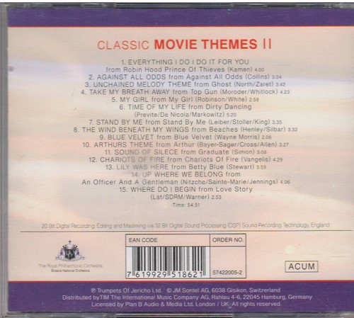 CLASSIC MOVIE THEMES II (CD) | eBay