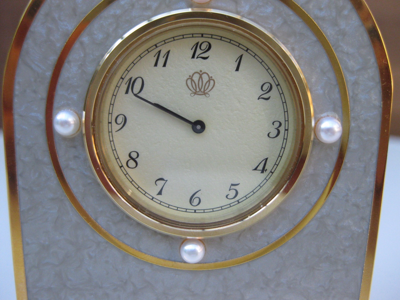 Mikimoto clock with 4 pearls | eBay
