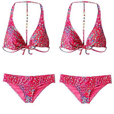 Candies Juniors Cheetah Animal Print Triangle Bikini Bra Swim Swimsuit ...