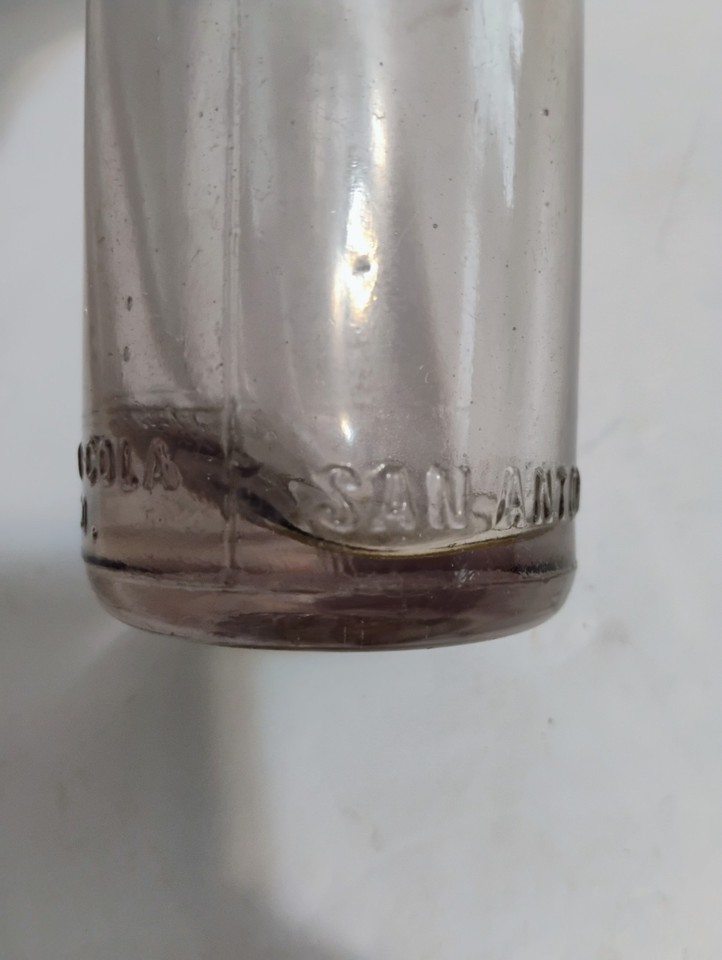Antique Coca Cola Straight Side Soda Bottle San Antonio Texas Tx ...