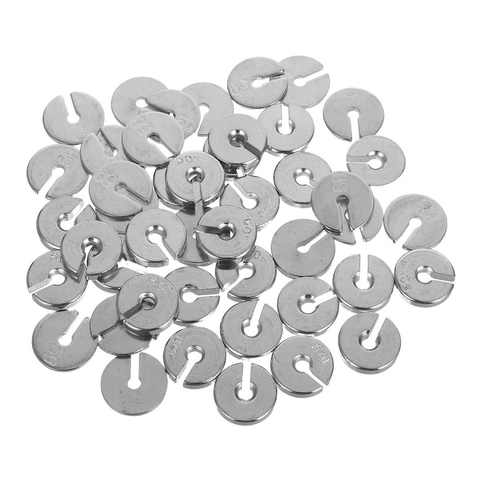 50 Pcs Slotted Mass Set Experiment Kit Physics Laboratory Weights ...