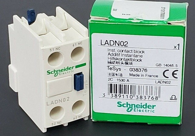 IEC Auxiliary Contact Block Schneider Electric LADN02 for sale online ...