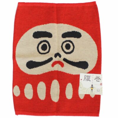 Kaya Japanese Haramaki Stomach/Body Warmer Belt Daruma Doll Design (M ...