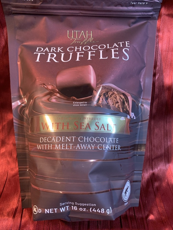 UTAH Truffles Dark Chocolate Truffles with Sea Salt, 453 g, 16 oz | eBay