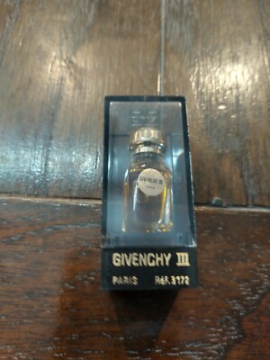 Vintage GIVENCHY III Parfum Paris France in Display Case 1/4 oz Ref. 3172 7ml | eBay