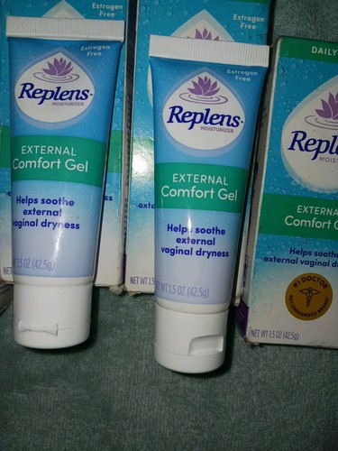 Replens External Comfort Gel Estrogen Free Daily Relief 1.5 Oz. Lot Of ...
