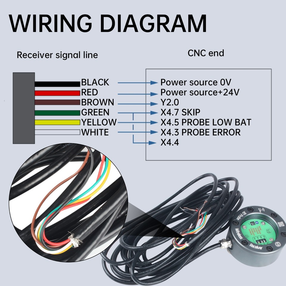 CNC Machine Tool Setter Infrared Wireless Photoelectricity Probe 3D ...