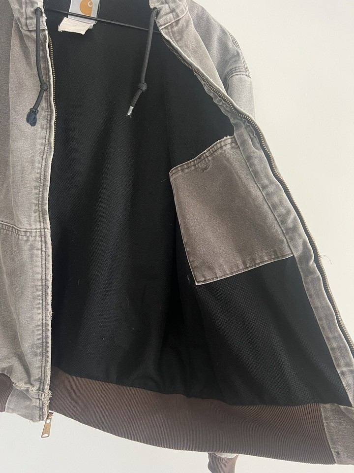 Carhartt J25 CHT Sandstone Duck Active Jacket Vintage DETRIOT Size L ...