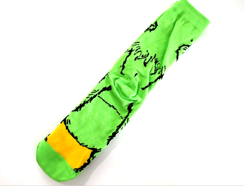 Grinch Socks 360-Degree Character Crew Sock Skate Novelty Unisex | eBay