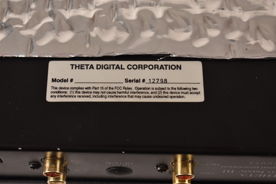Theta Digital Theta DS Pro Basic III (3) Digital Signal Processor DAC -READ- | eBay