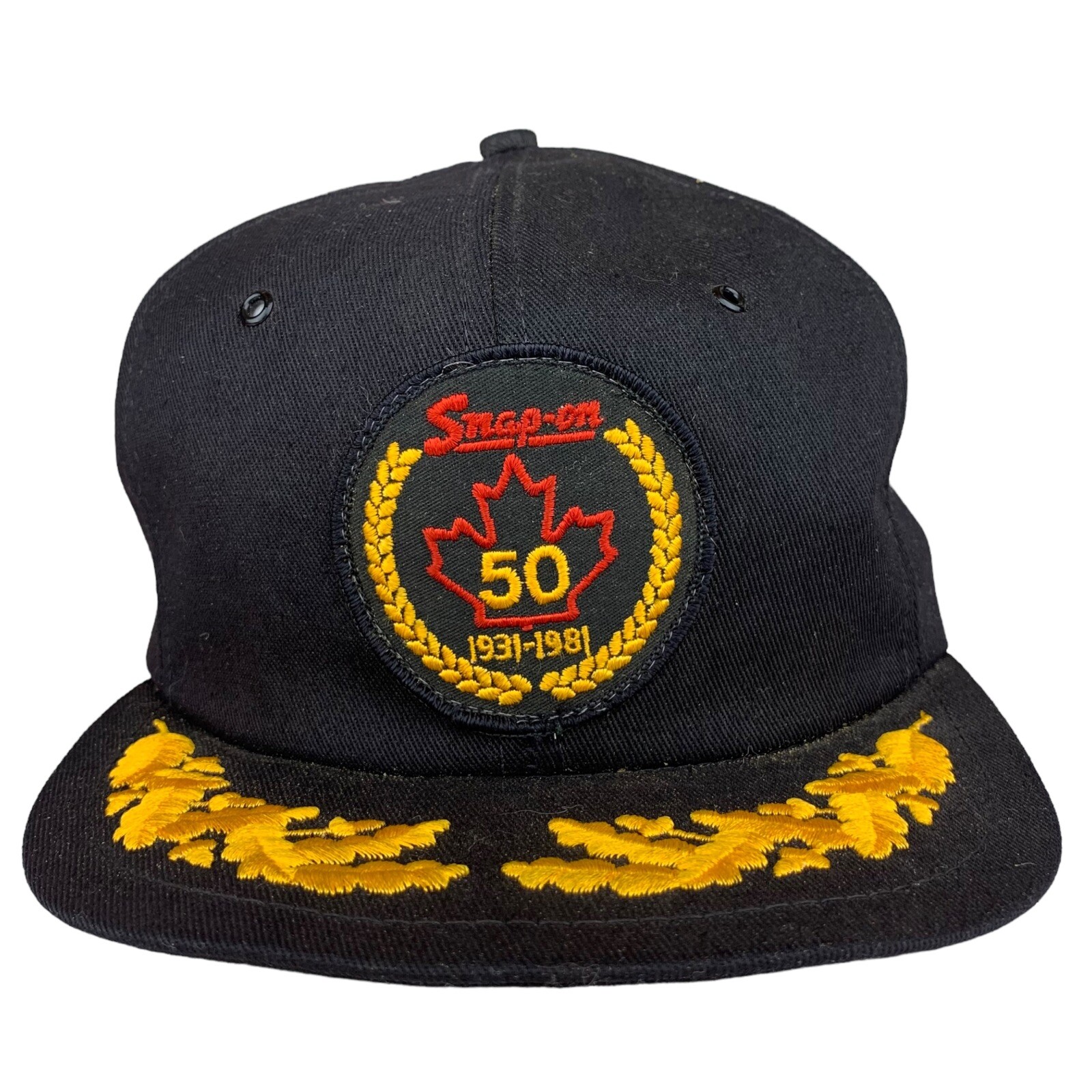 Vintage Snap On Patch Trucker Farmer Farm Canada Mesh… - Gem