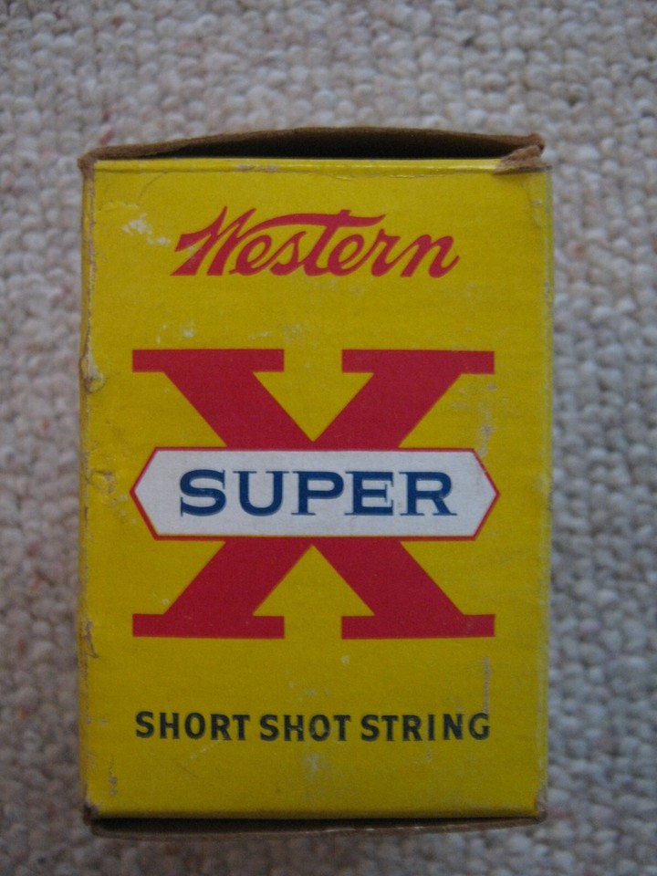 VINTAGE EMPTY WESTERN SUPER X 20 GAUGE SHOTGUN SHELL AMMO BOX | eBay