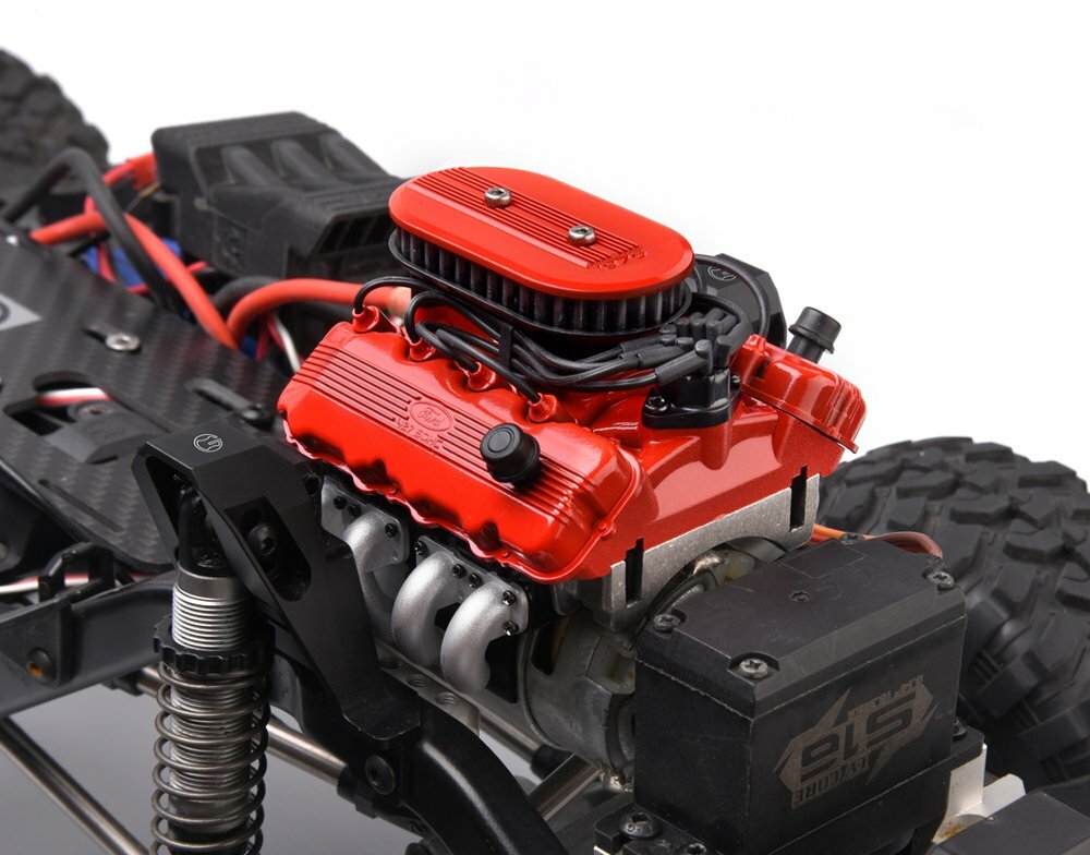 Simulation F76 GRC V8 Engine Motor Fan Radiator Kits For 1/10 RC ...