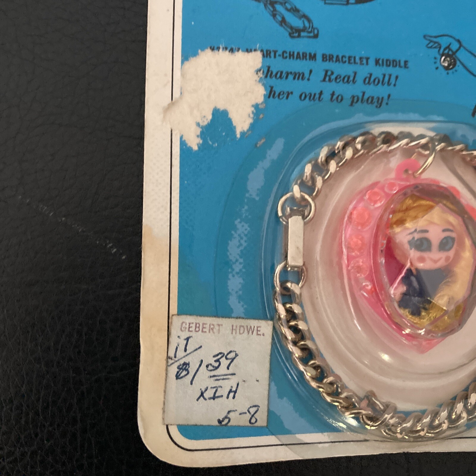 Vintage Liddle Kiddles Jewelry Heart Shaped Bracelet Little Doll Locket ...