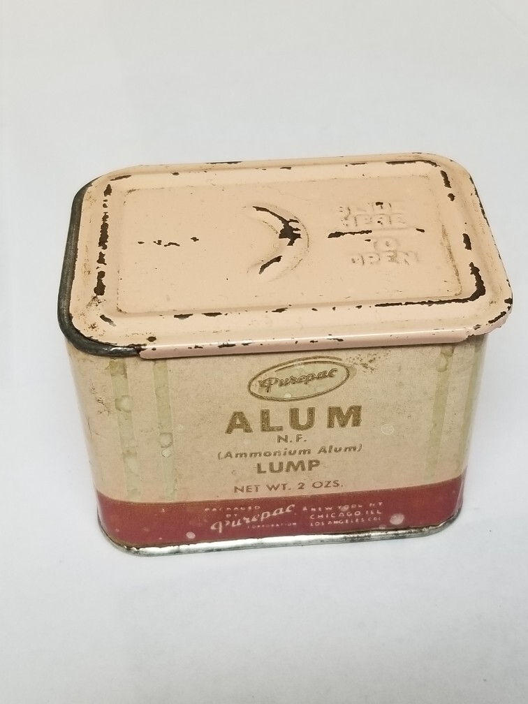 Vintage 2 Oz Purepac Alum Tin | eBay