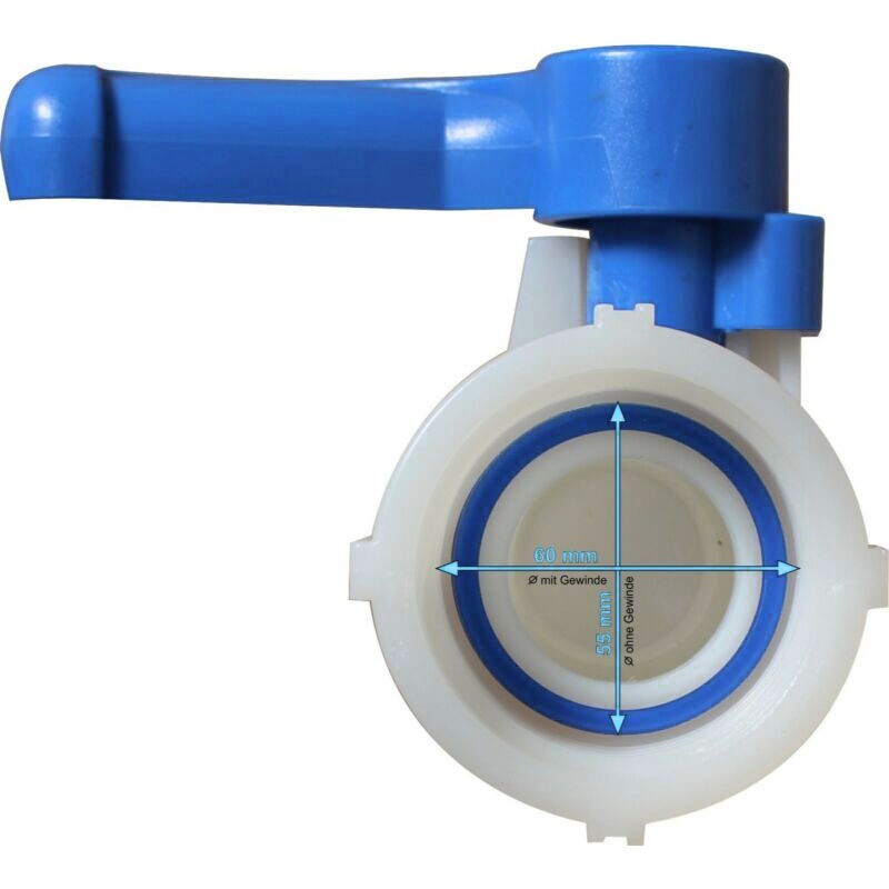 Reusable IBC Water Container Valve Plastic Cock Drain Adapter Tools ...