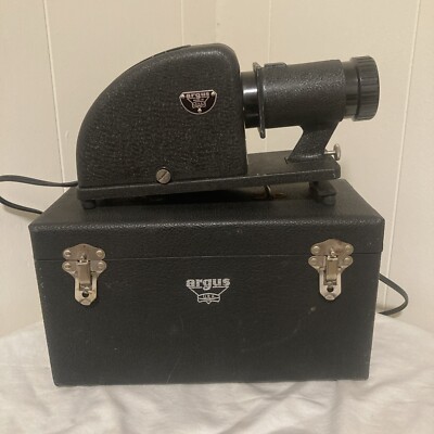 Original Vintage Argus Slide Projector 4 Inch Projection Anastigmat 3.5 ...