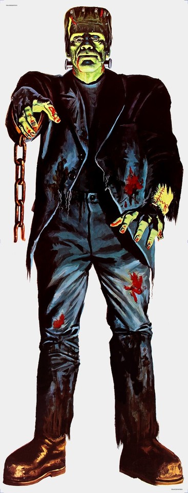 "FRANKENSTEIN" - 27.5" x 72" huge HIGH RESOLUTION door sized poster ...