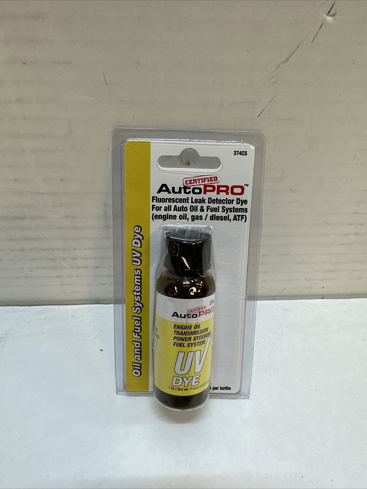 Interdynamics Certified Auto Pro Oil and Fuel Systems UV Dye 1 Oz ...