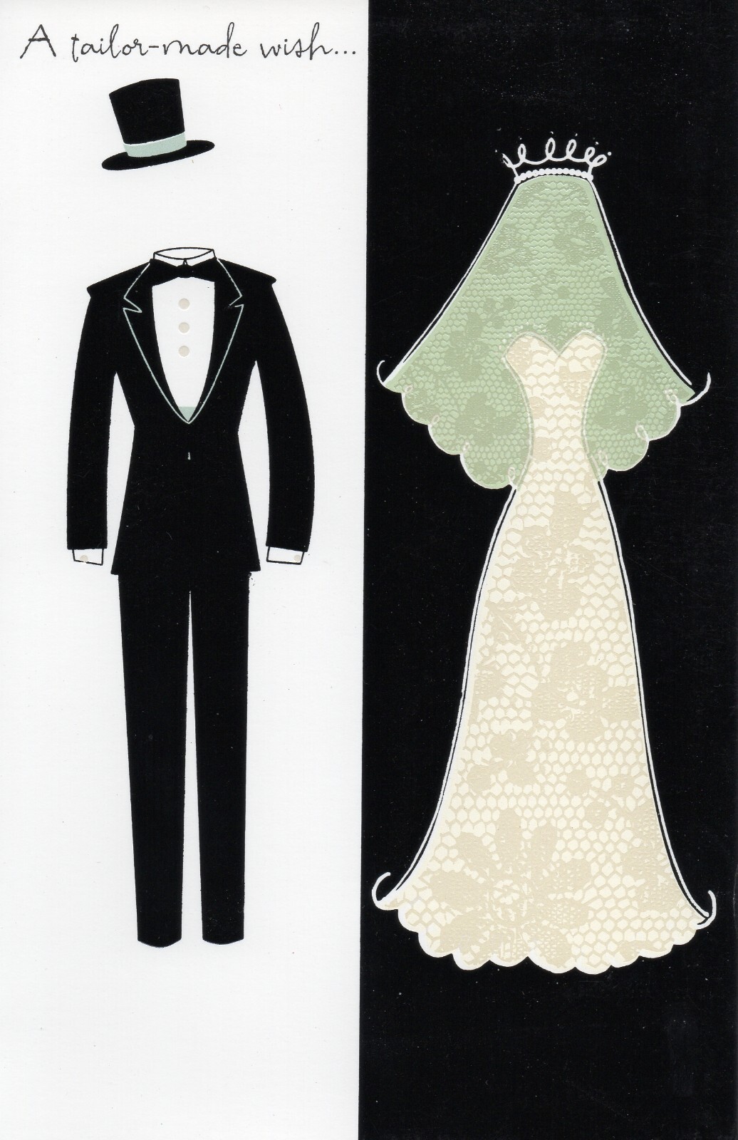 WEDDING Card, by American Greetings, Tailor-made wish, Congratulations+ ...