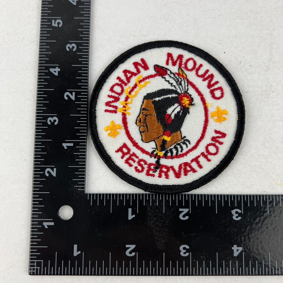 Indian Mound Reservation Round 3" Patch MCC Boy Scout Vintage | eBay